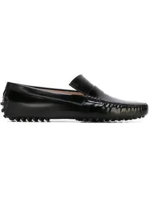 TOD'S Asymmetric Tongue Driving Loafers