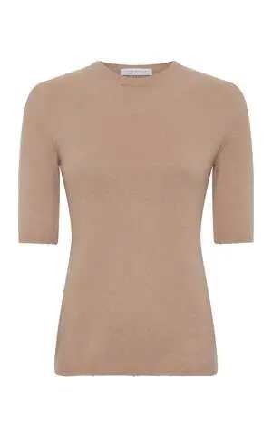 Gabriela Hearst Xanthe Knit Top - Camel