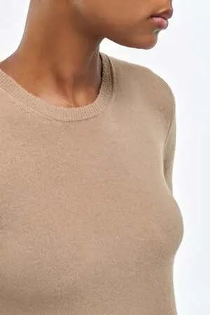 Gabriela Hearst Xanthe Knit Top - Camel