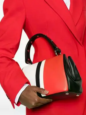 Prada Studded-detail Tote Bag - Red