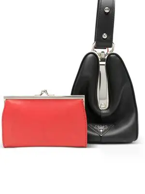 Prada Studded-detail Tote Bag - Red