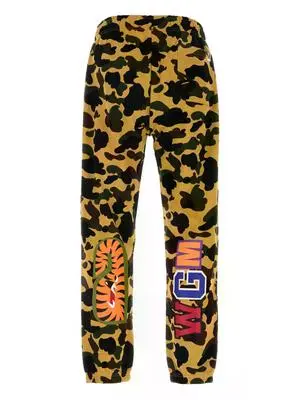 A BATHING APE Camouflage-pattern Track Pants