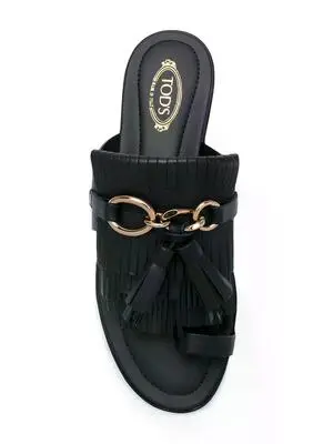 TOD'S Fringe Sandals