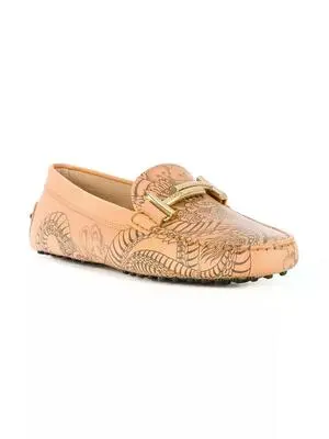 TOD'S Tattoo Dragon Loafers