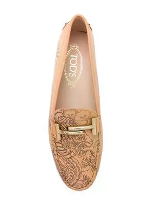 TOD'S Tattoo Dragon Loafers
