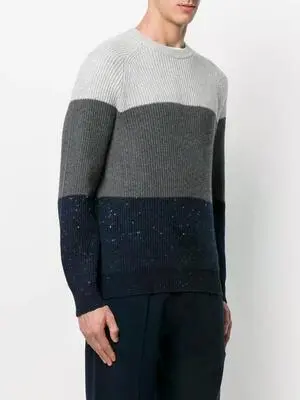 Brunello Cucinelli Striped Knitted Sweater