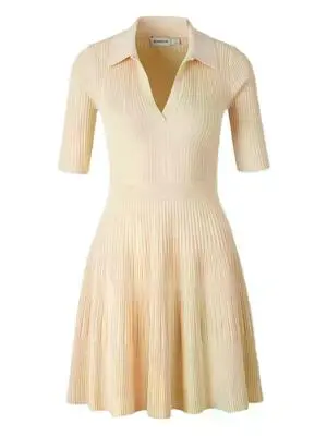Simkhai Pleated Collared Dress