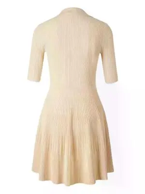 Simkhai Pleated Collared Dress