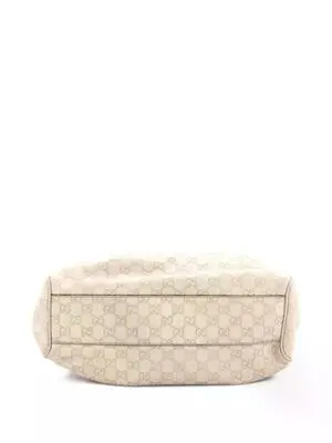 Gucci Sukey Ssima Leather Medium Tote Bag - Neutrals