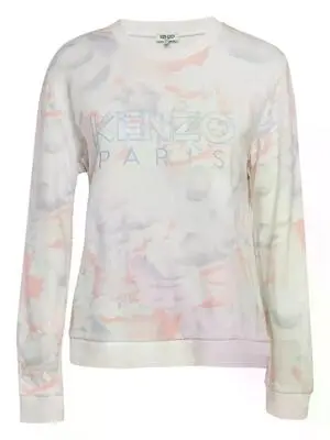 Kenzo Graphic-print Crew-neck Sweatshirt - White