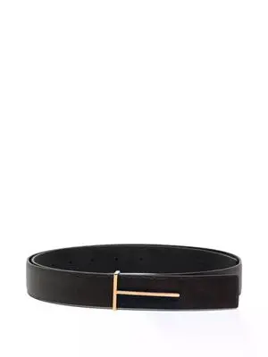 TOM FORD Leather Reversible Belt - Brown