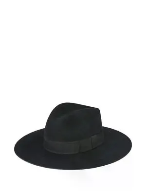 Nina Ricci Felted Fedora Hat - Black