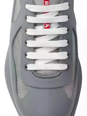 Prada America's Cup Lace-up Sneakers - Grey