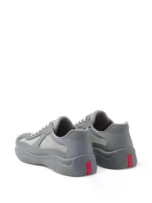 Prada America's Cup Lace-up Sneakers - Grey