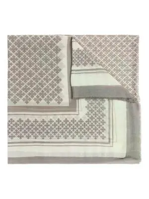 BY MALENE BIRGER Geometric-pattern Scarf - Neutrals