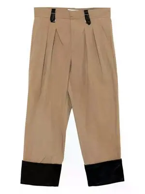 PORTS V Luxe Contrast Trousers