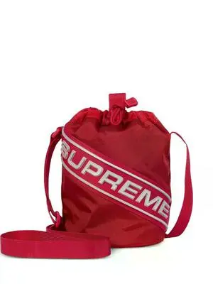 Supreme Logo-patch Shoulder Bag - Red