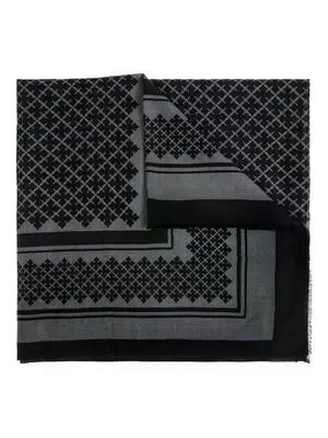 BY MALENE BIRGER Geometric-pattern Scarf - Grey