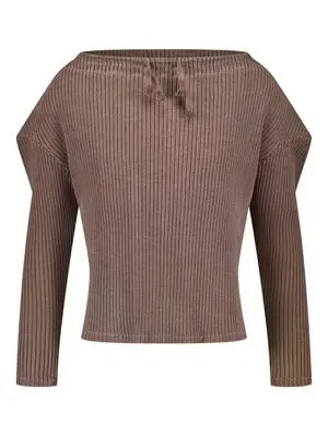 LUEDER Gambeson Ribbed Long-sleeved Sweater