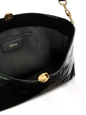 Furla Sfera Soft Shoulder Bag - Black