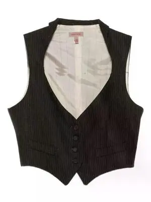 ROMEO GIGLI Pinstripe Button Vest