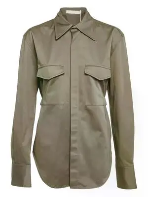 DION LEE Flap-pocket Belted Shirt