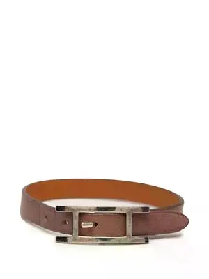 Hermès 2008 Swift Behapi Single Tour Bracelet - Brown