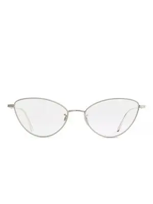 Khaite X Oliver Peoples Cat-eye Glasses - Silver