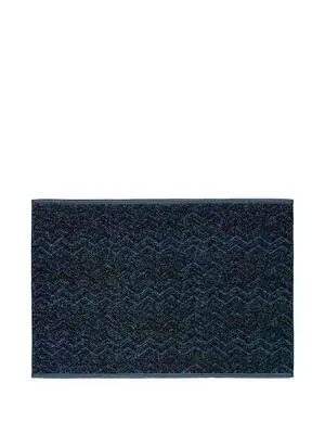 Missoni Chevron-pattern Bath Towel - Blue