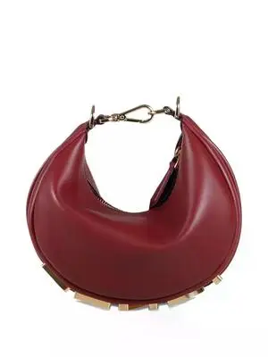 Fendi Logo Shoulder Bag - Red