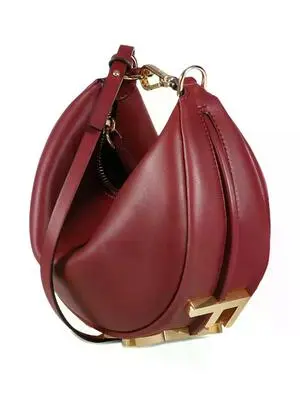 Fendi Logo Shoulder Bag - Red