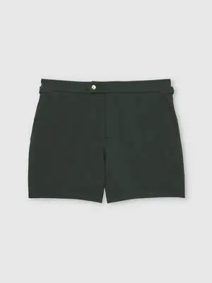 REISS Sun Swim Shorts - Bottle Green