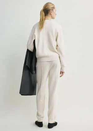 TOTEME Pintucked Sweater - Ecru