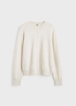 TOTEME Pintucked Sweater - Ecru