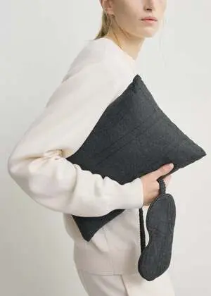 TOTEME Monogram Sleep Set Charcoal