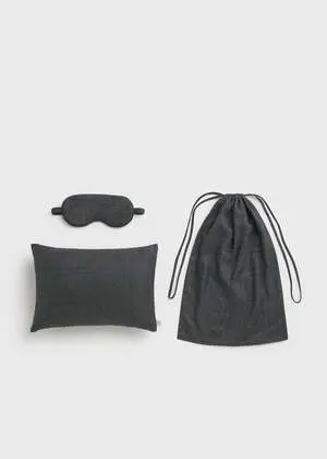 TOTEME Monogram Sleep Set Charcoal