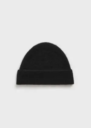 TOTEME Brushed Cashmere Beanie - Black