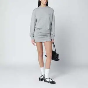 Attico Mélange Mini Dress - Grey