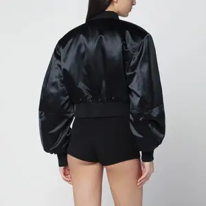 Attico Cropped Bomber Jacket