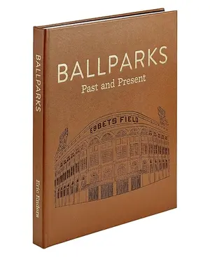 GRAPHIC IMAGE Ballparks Past & Present Leather Bound Book - Tan
