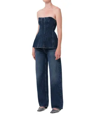 AGOLDE Lara Denim Corset - Form