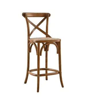 MODWAY Gear Counter Stool Walnut