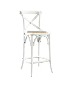 MODWAY Gear Counter Stool - White