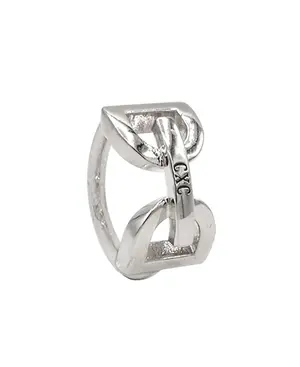 CXC Dc Stirrup Ring - Silver