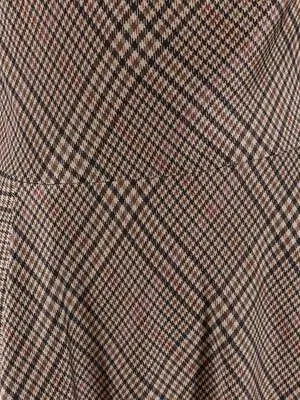 Vince Tartan Long Dress