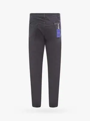 Jacob Cohen Regular Slim Fit Cotton Trousers With Back Pony Skin Patch