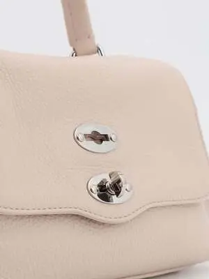 ZANELLATO Postina® S Textured Leather Bag - White