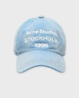 Acne Studios Embroidered Logo Cap - Light Blue