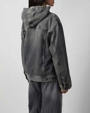 Acne Studios Hooded Denim Jacket