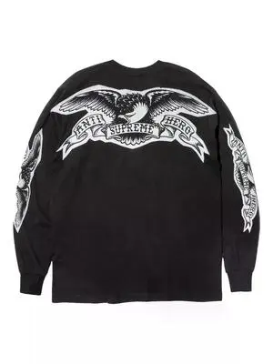 Supreme Antihero® Eagle Long-sleeves T-shirt - Black